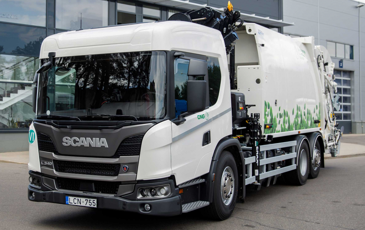 Scania gas-powered refuse trucks – growing market – Global Gas Mobility